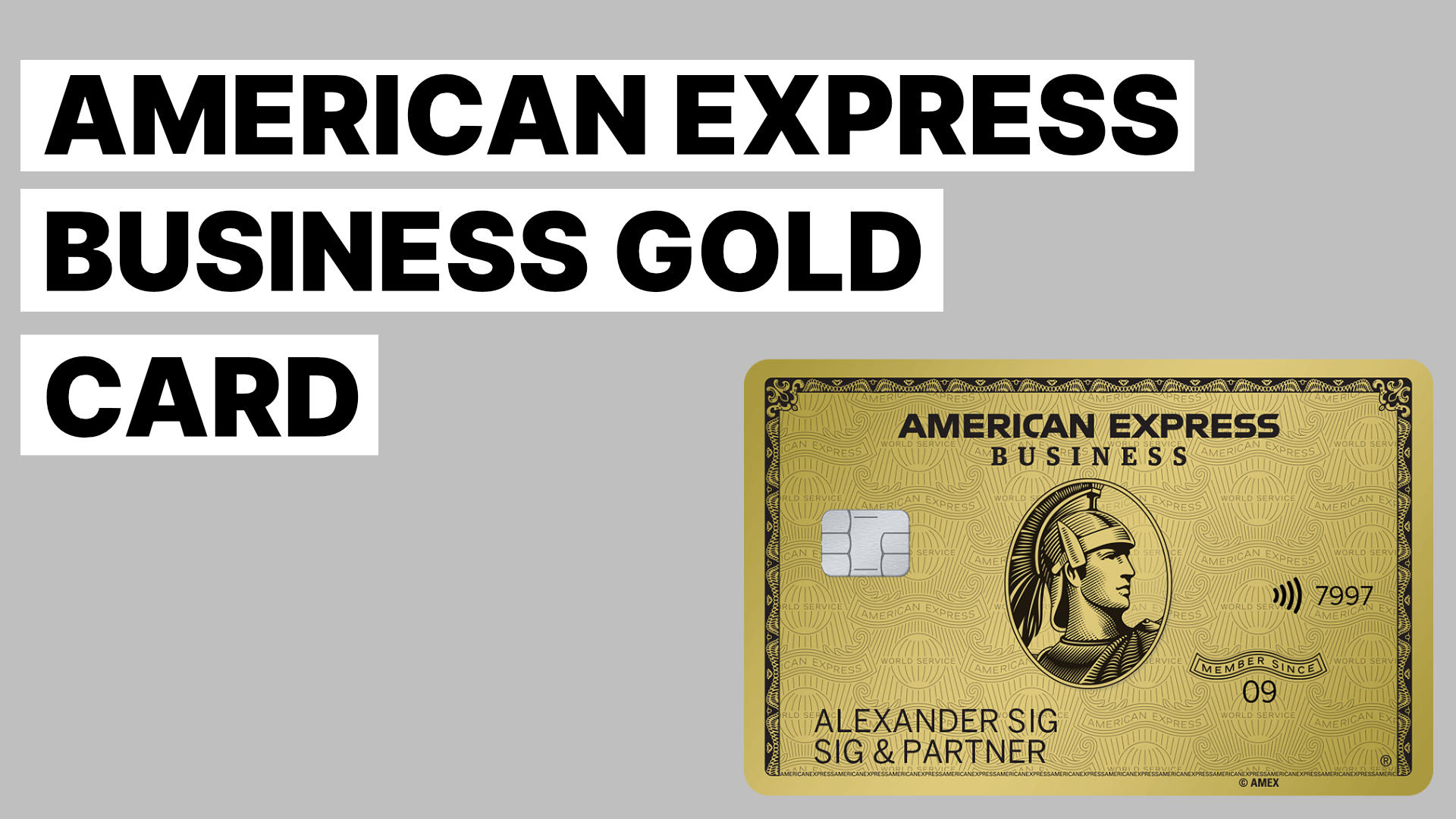 American Express Business Gold Card: Kosten & Willkommensbonus